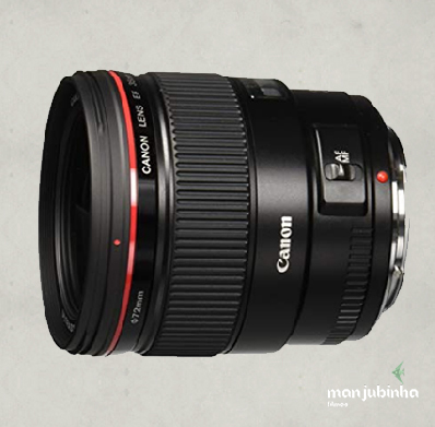 Lentes Canon - Fixas: 35mm F/1.4 - Manjubinha Filmes